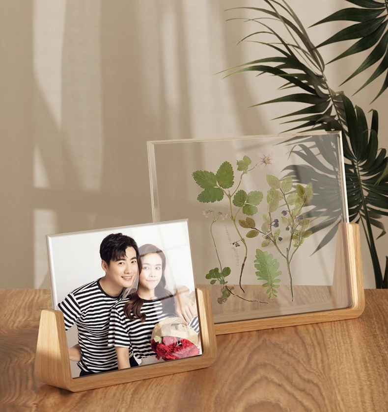 2024 Hot Photo Frame Retail Wholesale Black Walnut Wooden U Frame 6/7/8 ...