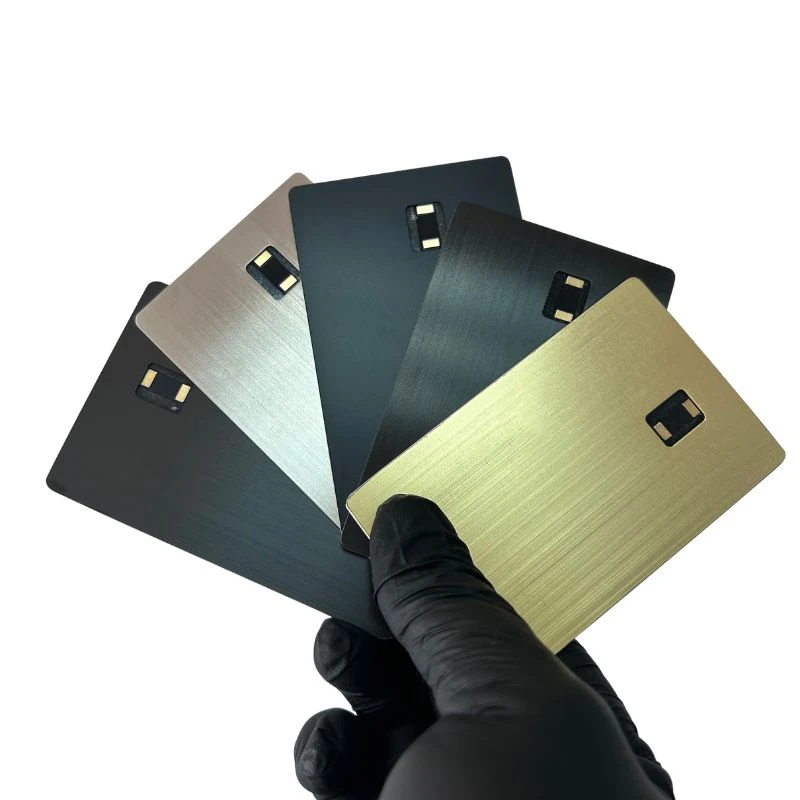 Dual Interface NFC Metal Card Emv Chip Slot Tap to Pay Contactless ...