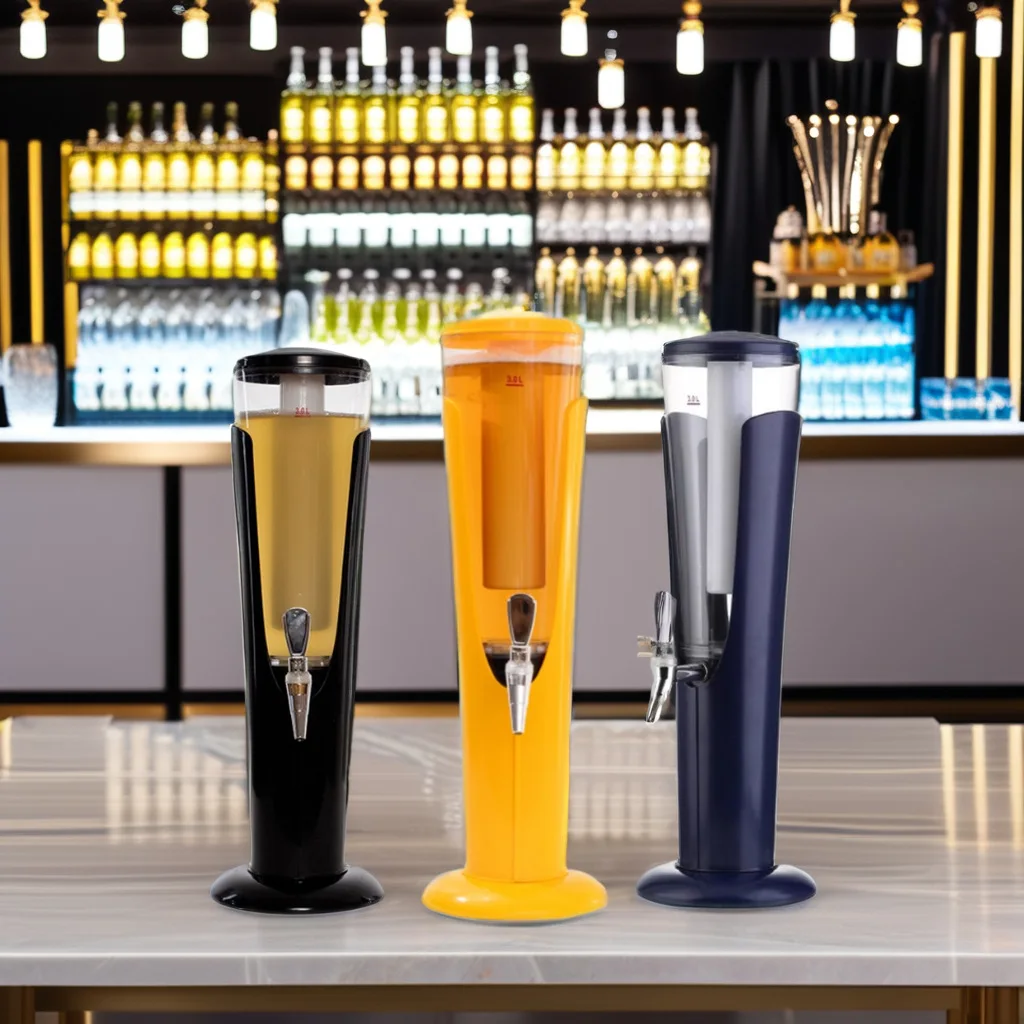 Three Head Beer Tower Beverages, Cola Beer, Draft Beer, KTV Commercial ...