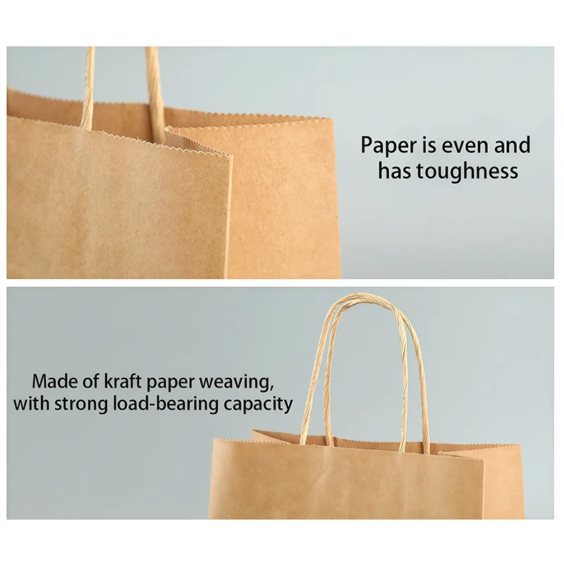 Custom Biodegradable Kraft Paper Bags - Luxury & Sustainability