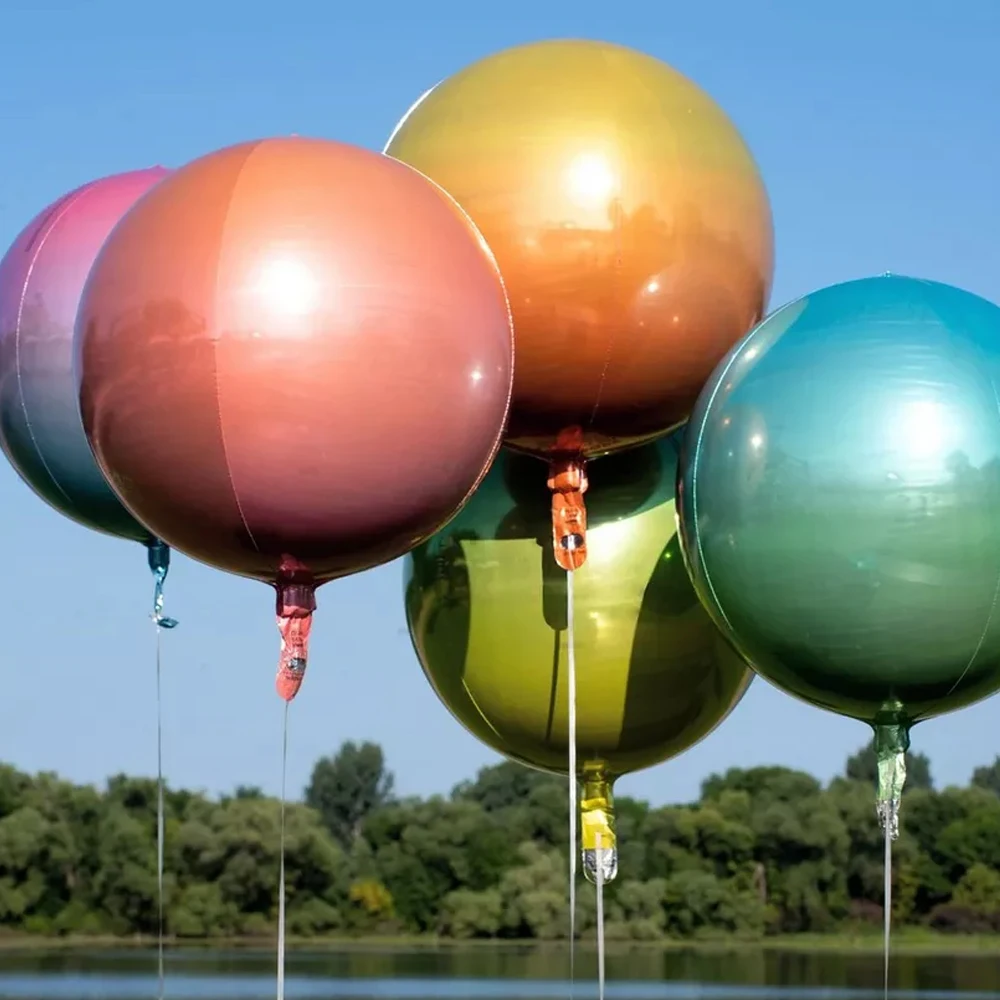 4d Balloon Perfect Round Shape 4d Globos Mylar Balloon Birthday Wedding ...