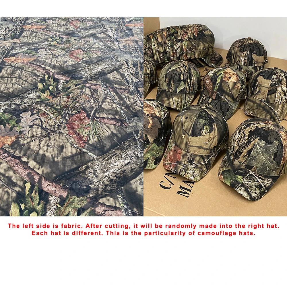 Outdoor Sublimation Camo Pattern Baseball Cap - Custom Camouflage Hats ...