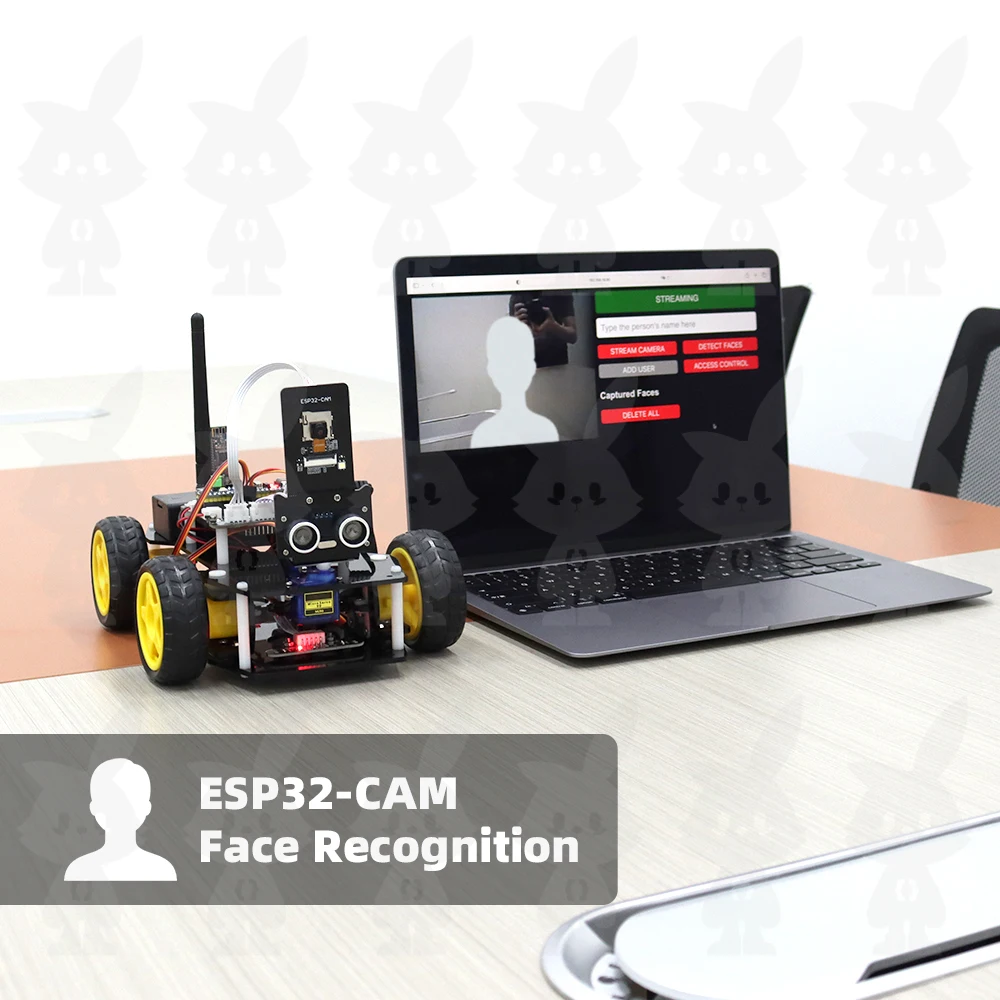ESP32 Robot Kit - Smart Cam Toy for Arduino Programming