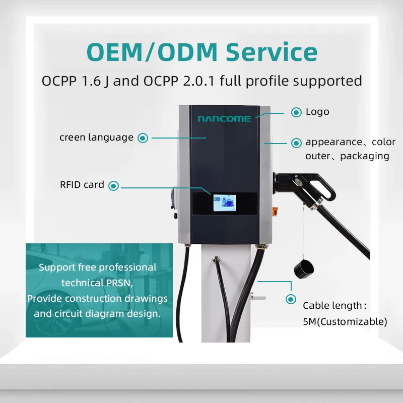 Single Gun 30kw 40kw Dc Ev Charger Electric Vehicle Level 3 Chargers ...