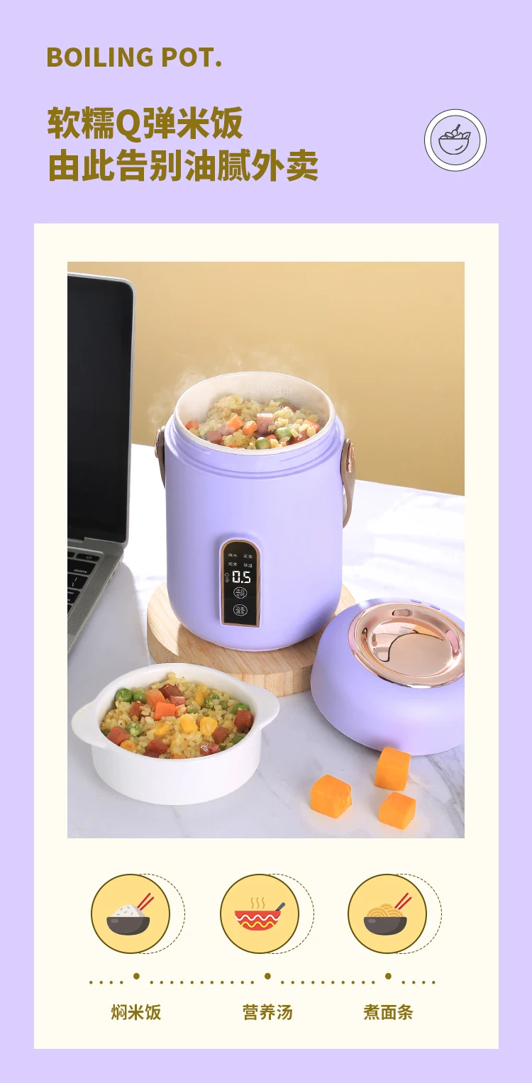Multi-functional Electric Portable Cooking Pot With Single Handle And ...