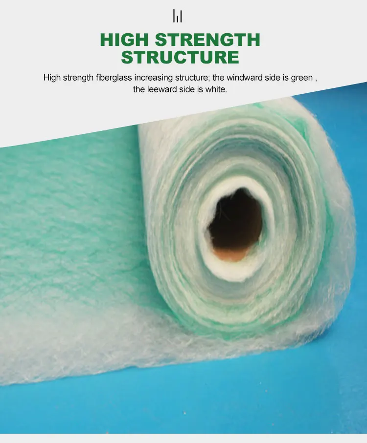 70mm Green Fiberglass Paint Overspray Booth Filter Media - Buy Green ...