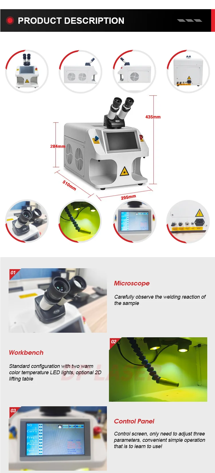 Fiber Laser Soldering Welder for Gold Jewelry & Silver Rings