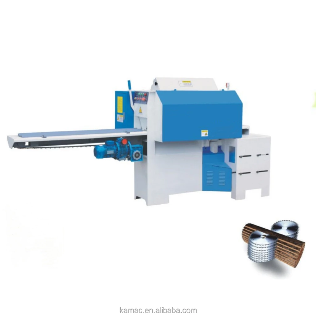 Log Multi Blades Saw Machine Wood Cutting Saw Machine Woodworking ...