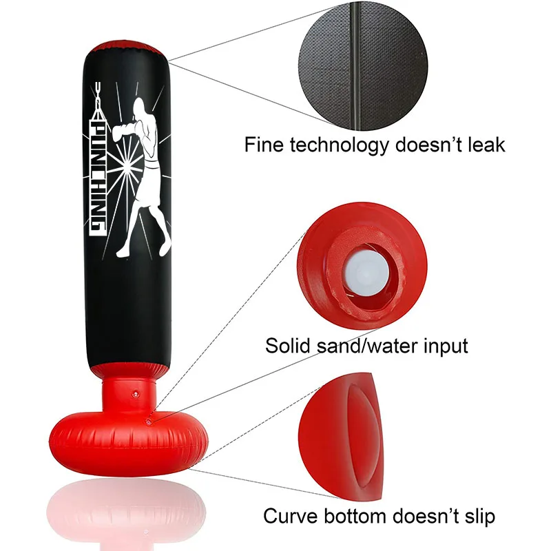 Custom Inflatable Freestanding Punching Boxing Bag For Adults And Kids ...