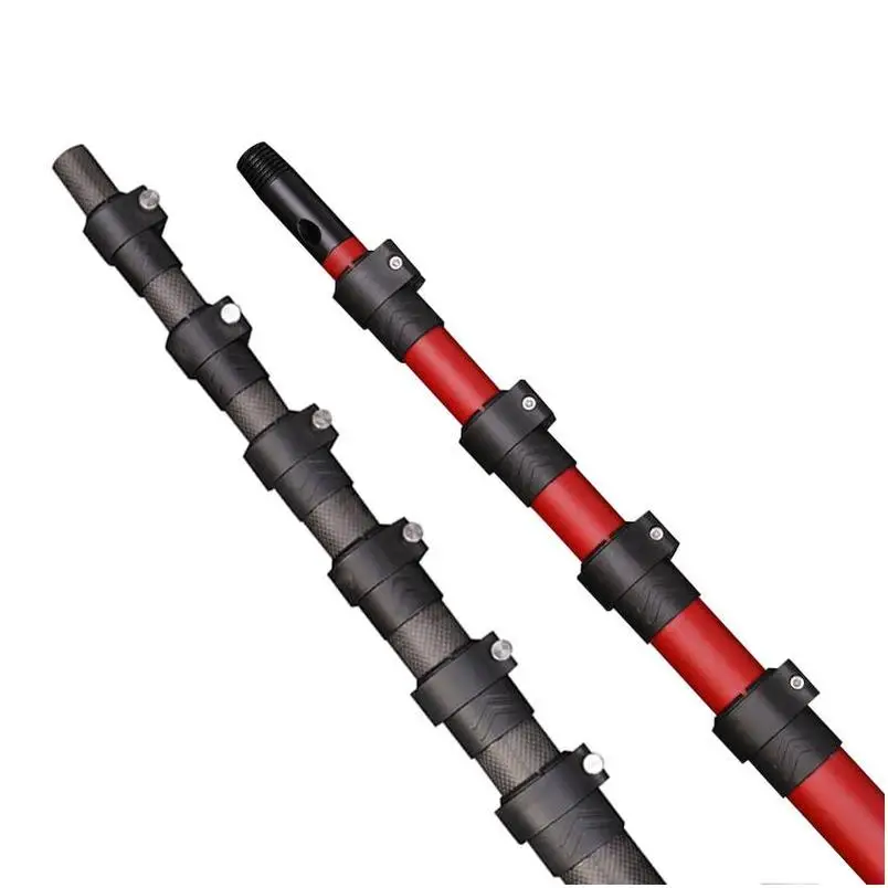 Telescopic Pole Parts Twist Lock 3k Light Pole Curtain Brackets Clamps ...