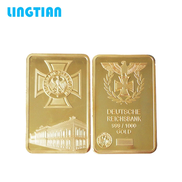 Alibaba.com: Germany 999/1000 24K gold plated bullion bar: precious ...