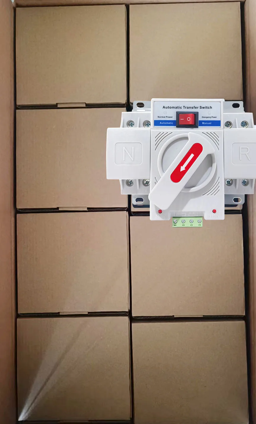 Ats Switch Automatic Transfer 63 Amp 2p 3 Phase 4pole 220v 400v Auto ...