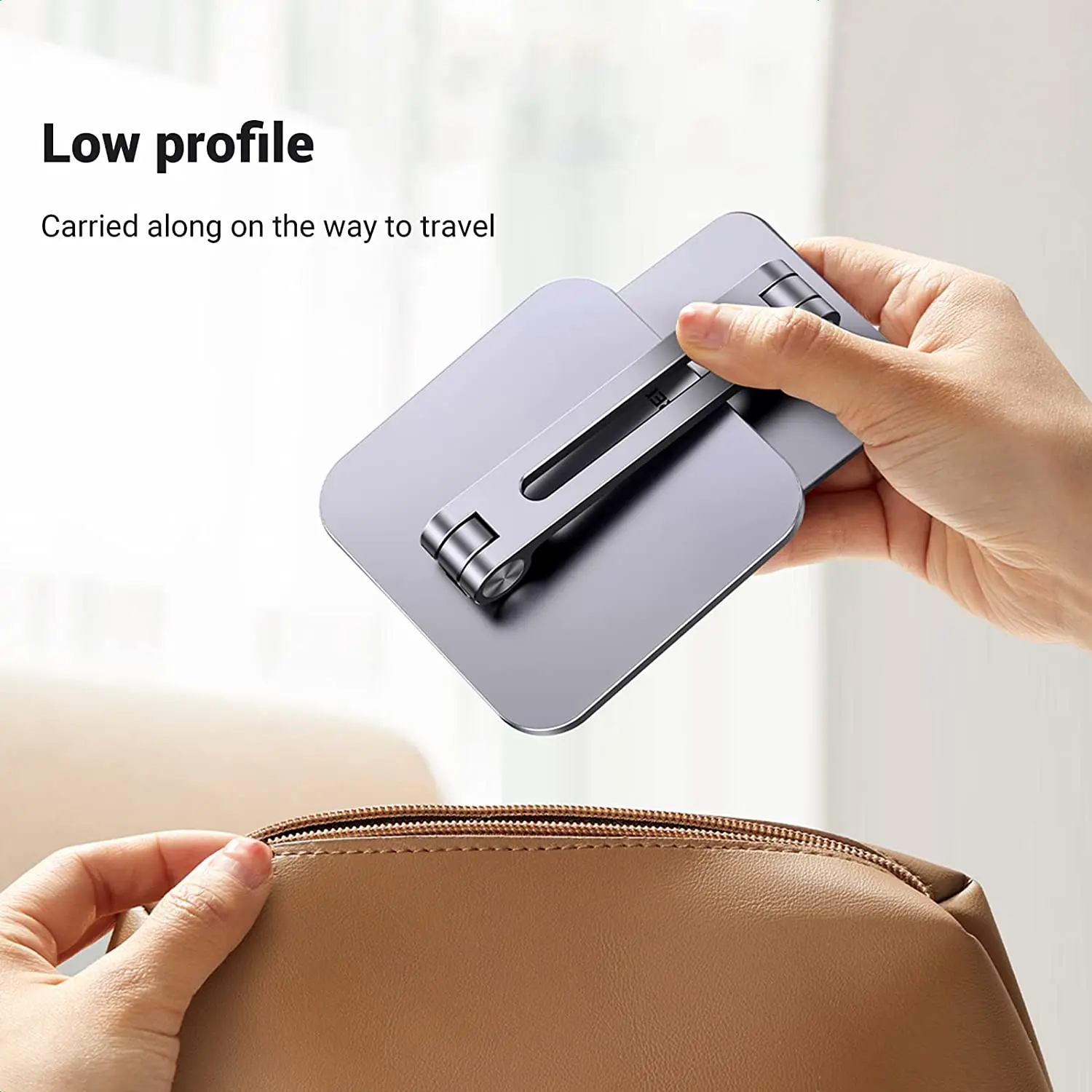 Ugreen Adjustable Aluminum Phone Stand - Foldable Desk Holder