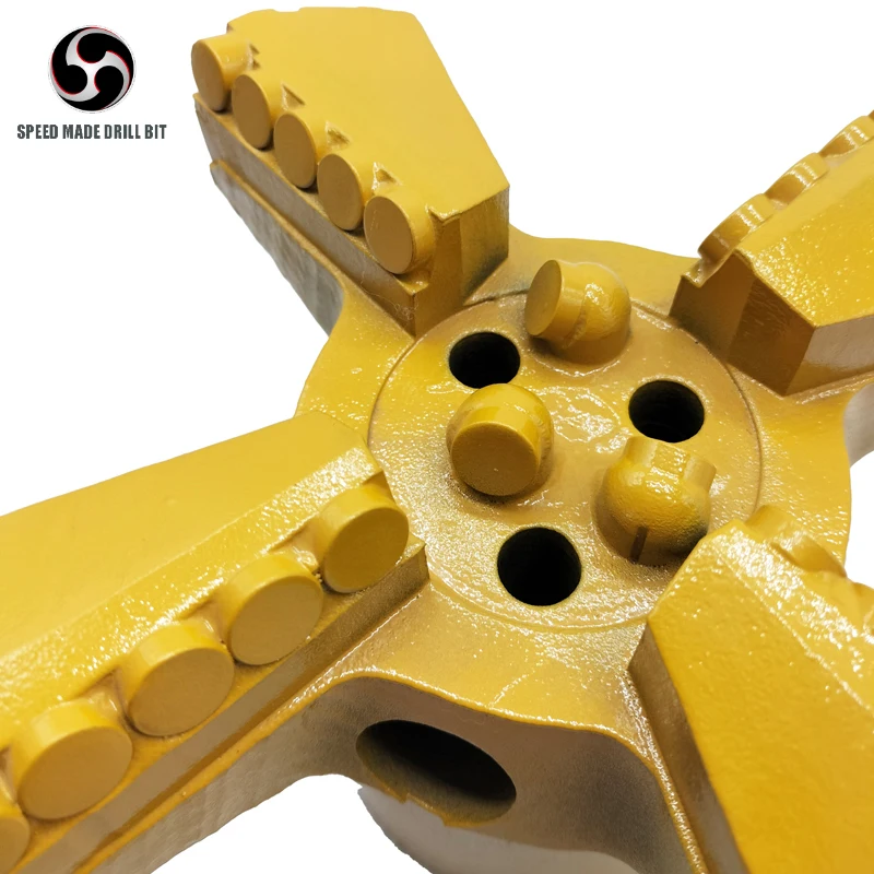 Four-wing Concave Coreless Drill Bits For Mining - Buy Four-wing ...