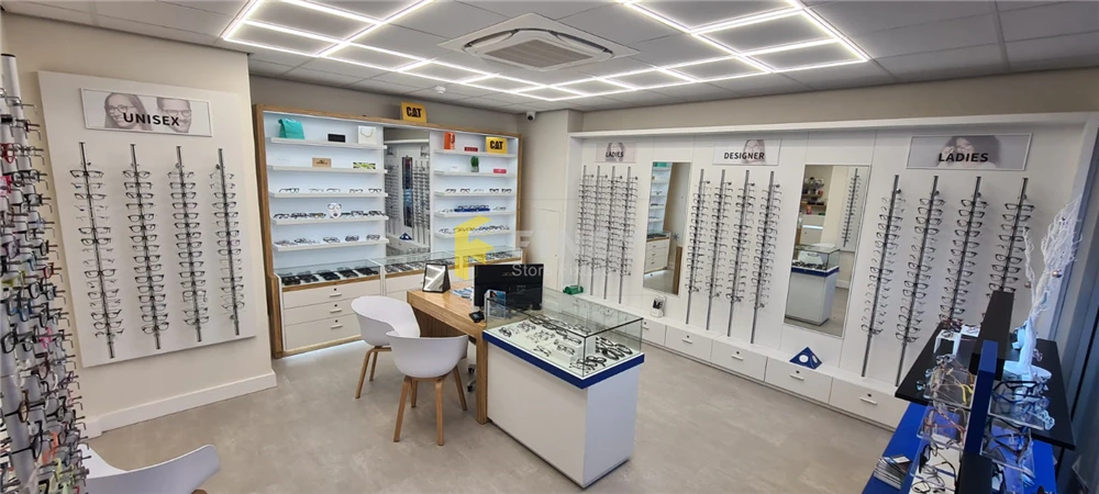 Optical Shop Interior Design - Elegant Display Solutions