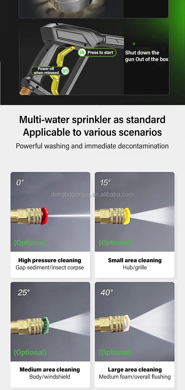 AC 110V 220V 2400W Pressure Car Washer - High Power & Efficiency