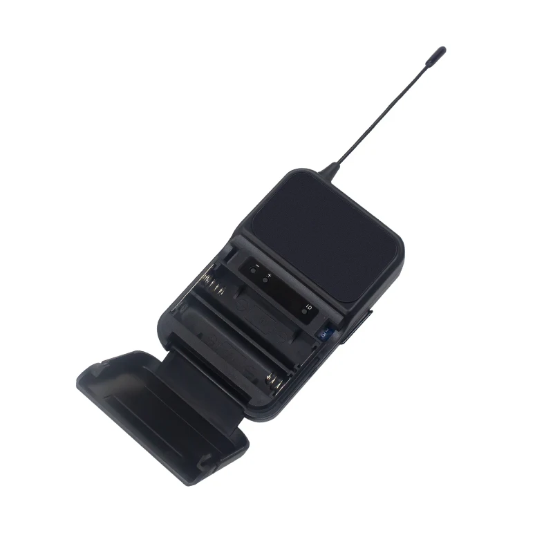 T Uhf Dual Channels Wireless Microphone Cardioid Metal Portable ...