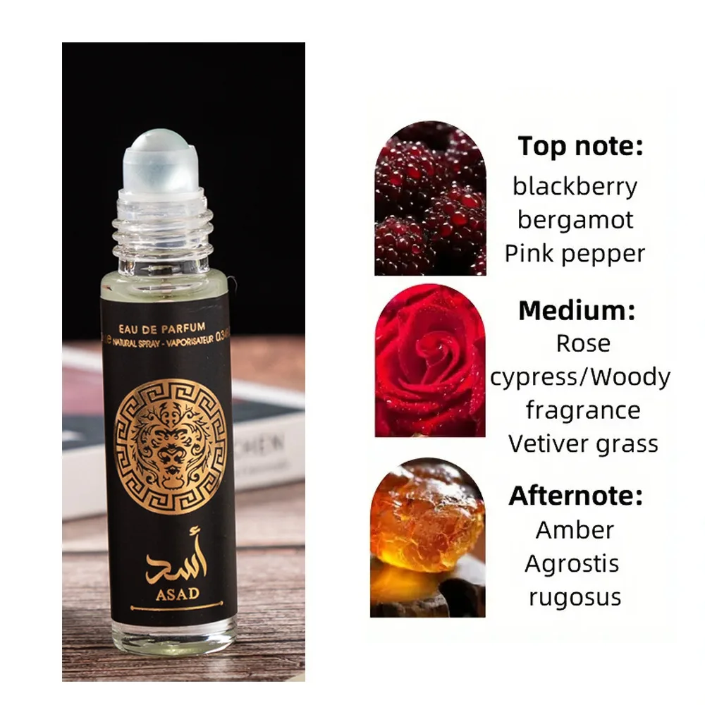 High Quality 10ML Men's Eau De Parfum Arabic Roll on Men and Women ...