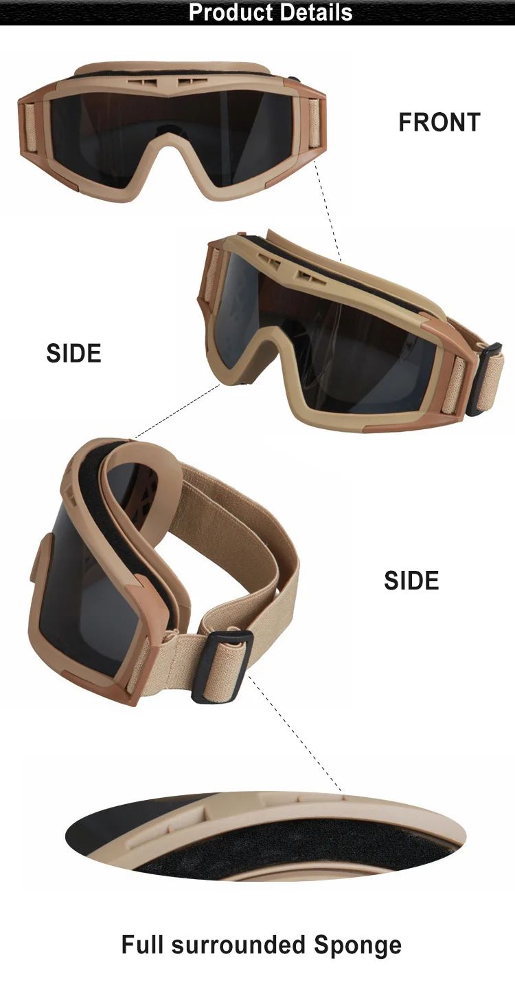 Tactical Sunglasses Sun Glasses Protection Ballistic Glasses Factory ...