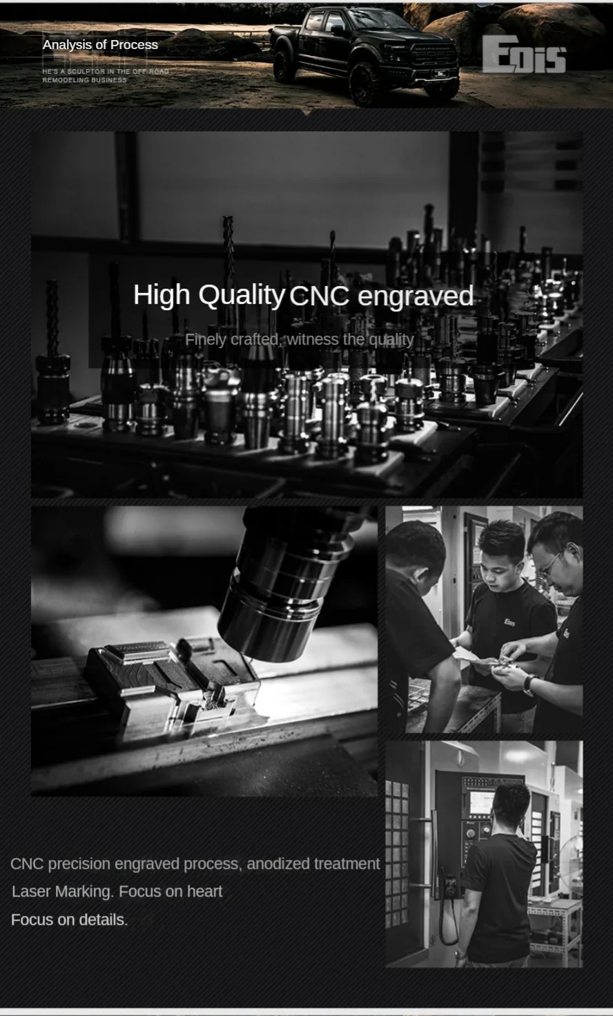 Eois 2017-2020 Raptor Accessories Parts Aluminum Alloy Tailgate ...