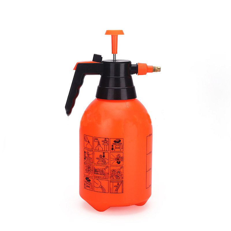 2L Plastic Garden Power Sprayer Bottle Air Compression Manual Pump Hand ...