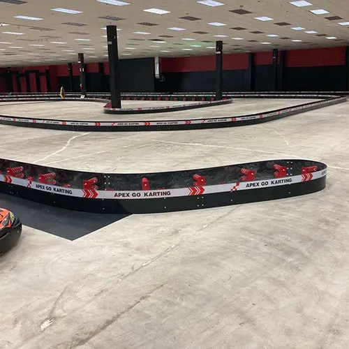 HVFOX Indoor Barrier Go Kart Track High Quality Rubber for Karting Race ...