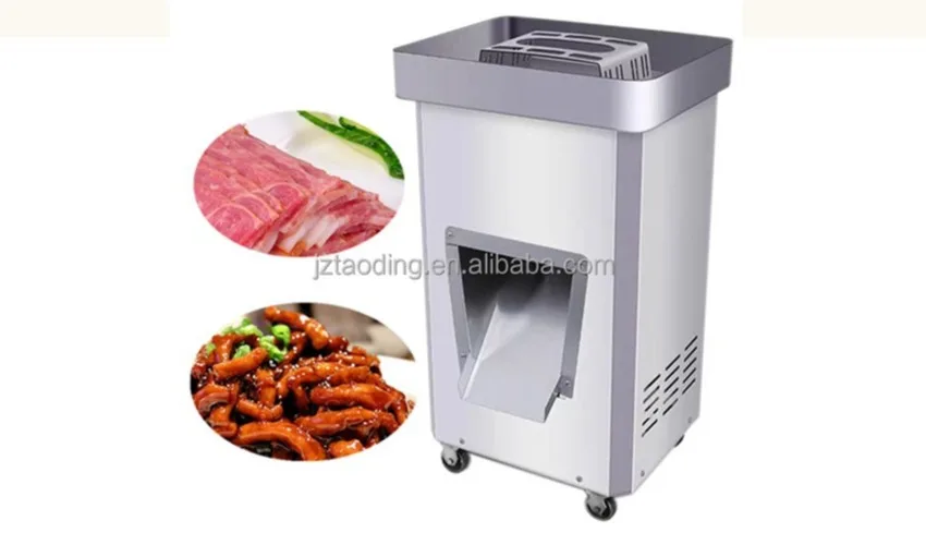 Commercial Vertical Fresh Meat Strip Slicer Sliced Chicken Breast ...