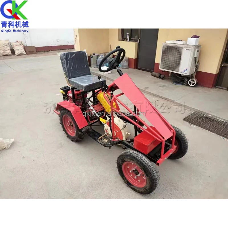 Ride-on Corn Seeder Gasoline Soybean Seeder Small Seeding Vehicle - Buy ...