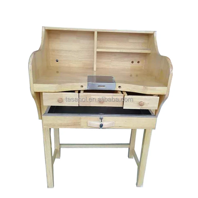 Solid Wood Jewelry Making Workbench & Tools for Artisans
