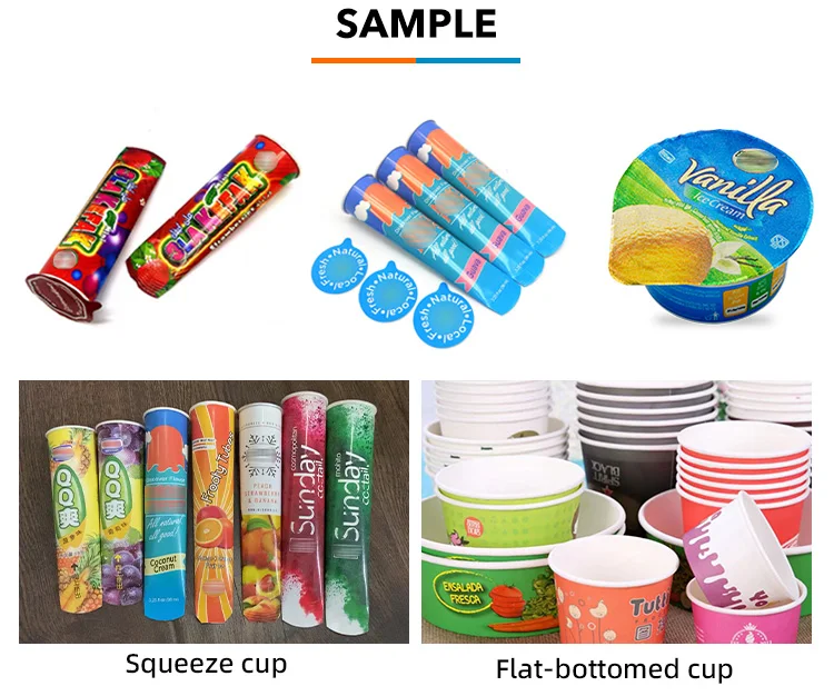 Efficient Liquid Ice Cream Tube Filling Machine by Soonfer