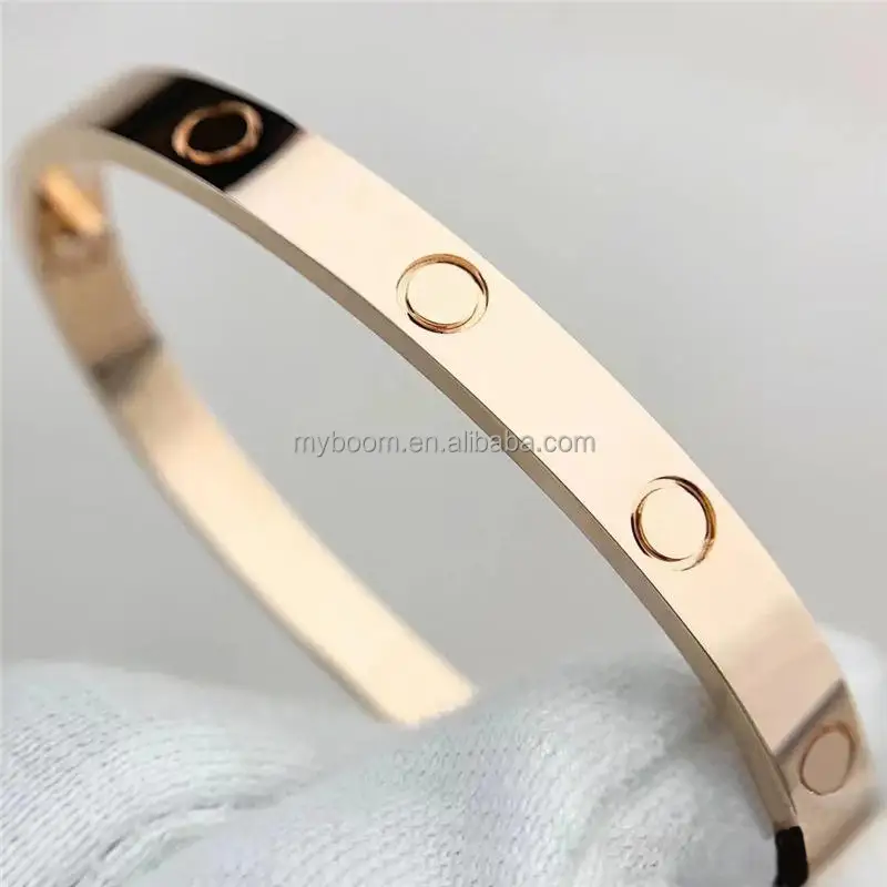 Love Couple Screw Popular Luxury Designer Famous Brand Gold Plated ...