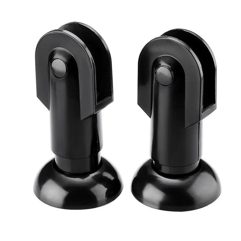 Modern Design Nylon Black Color Cubicle Toilet Partition WC Hardware ...