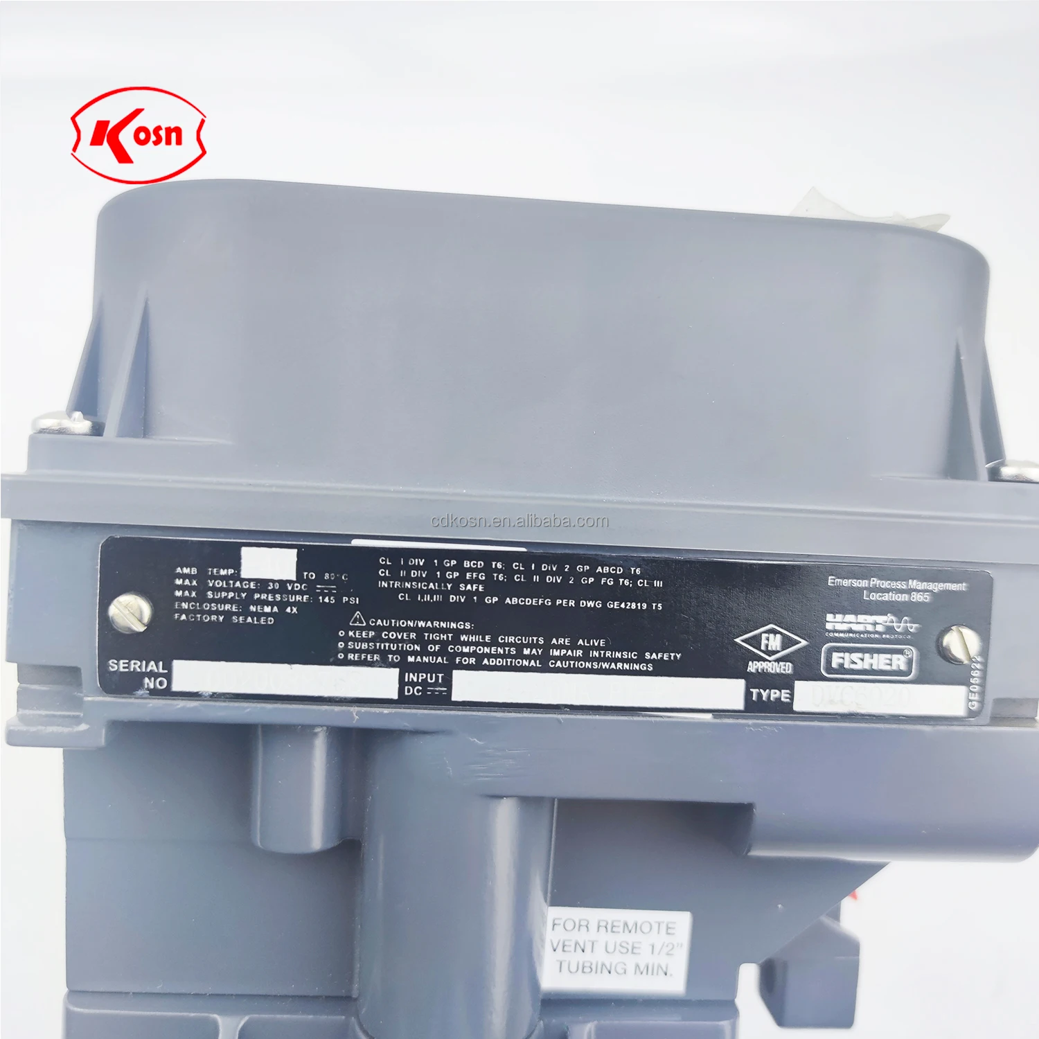 Fisher DVC6020 Valve Mechanical Positioner - Reliable Aluminum Body for ...