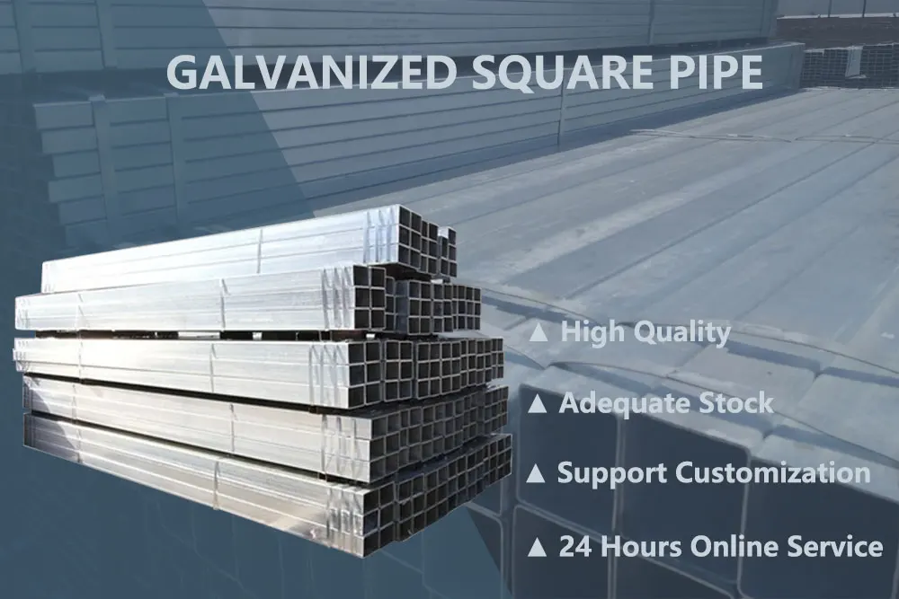 High Quality Hot Dip Galvanized Square Tubing For Carports Galvanized ...