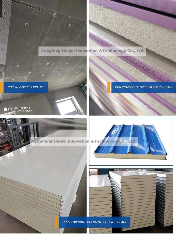 High Density Pir Rigid Foam Insulation Panels for Cold Rooms