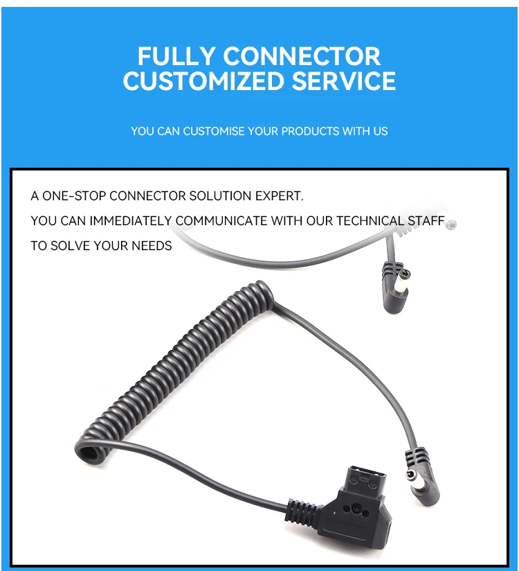 Customized D-tap Connector Wiring Harness Assembly Manufacturer Wire ...