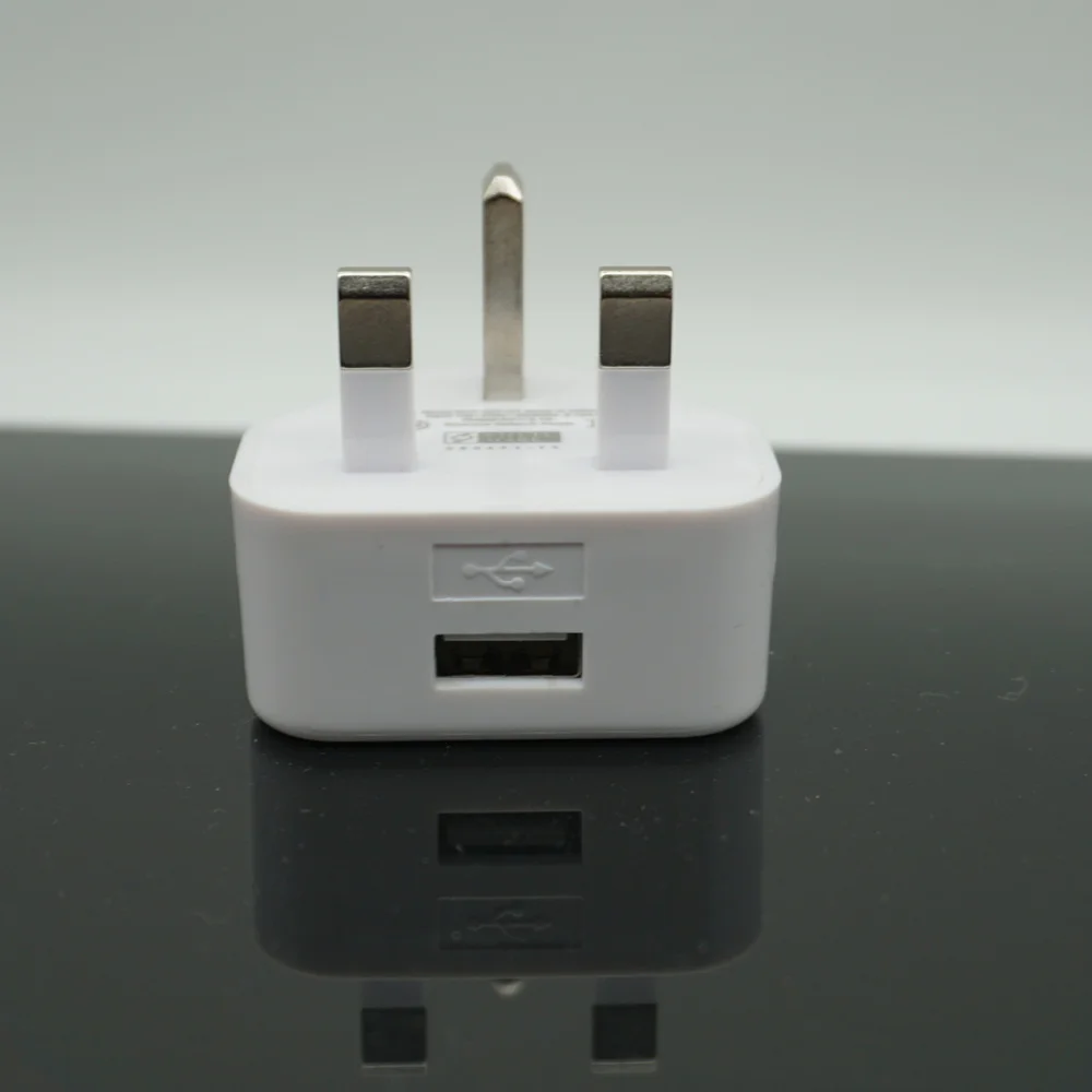 Travel Charger 10w Uk Plug Usb Charger 5v 2a Power Supply 3 Wire - Buy ...