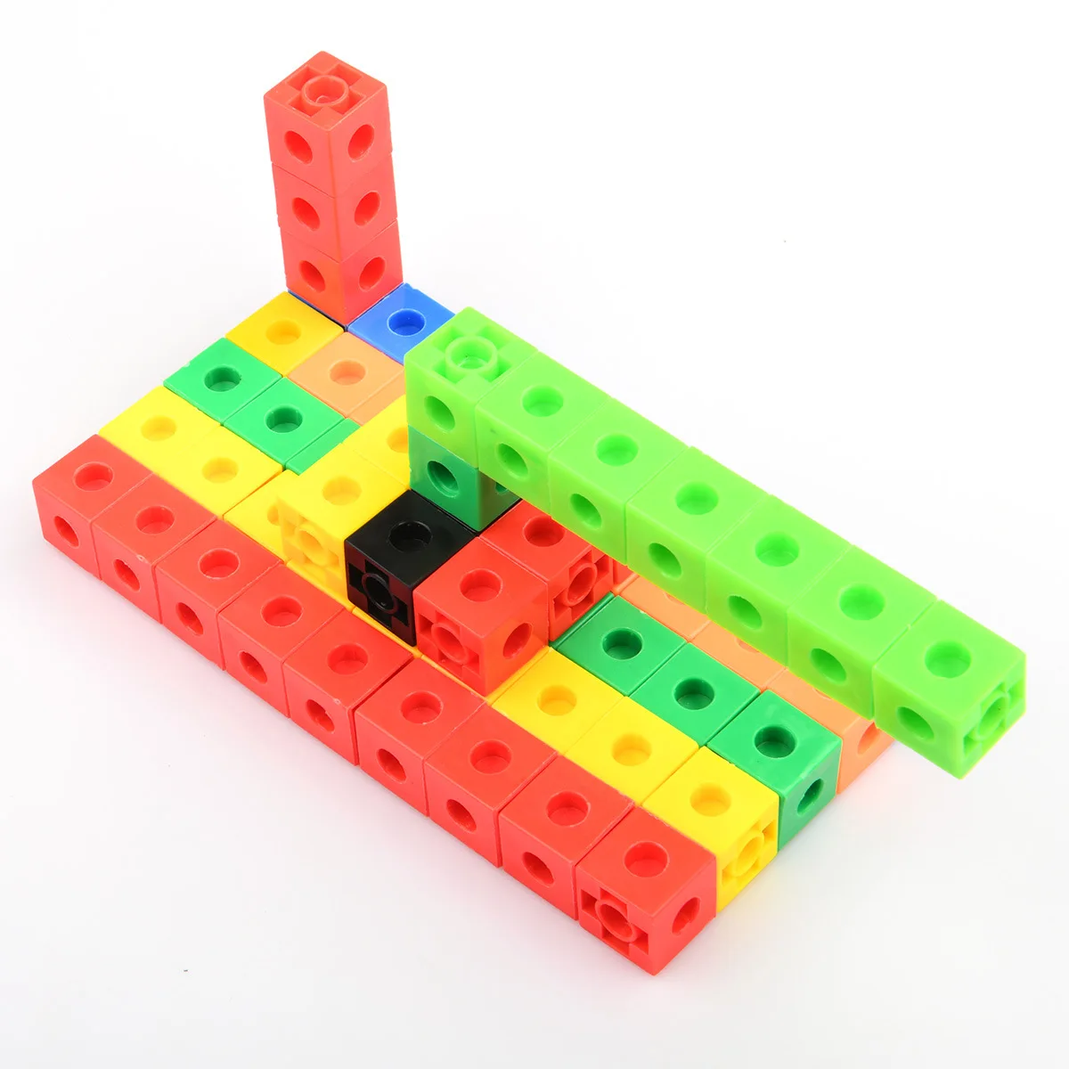 Plastic Numberblocks Math Link Cubes Unlimited Creation Snap Unit Cubes ...
