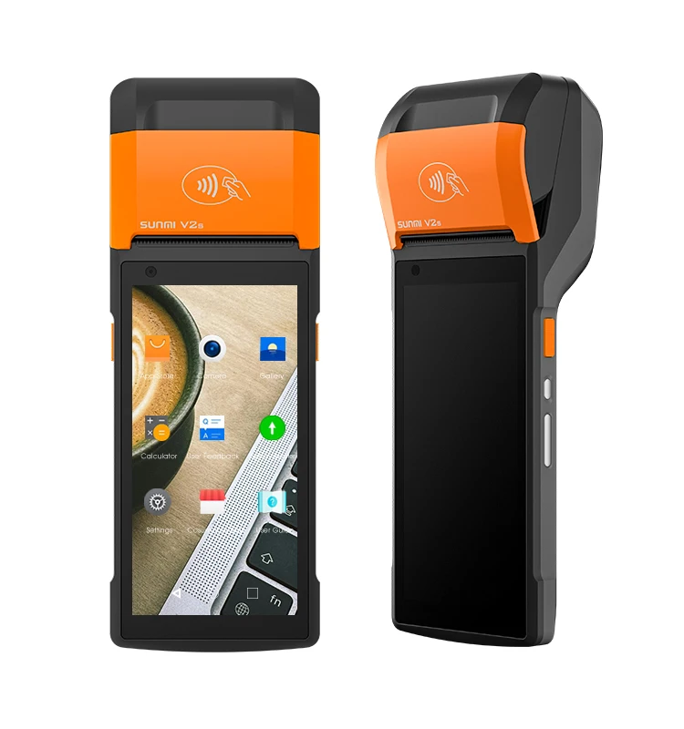 Sunmi V2s Smart Wifi 58mm Printer Barcode Scanner Portable Billing ...