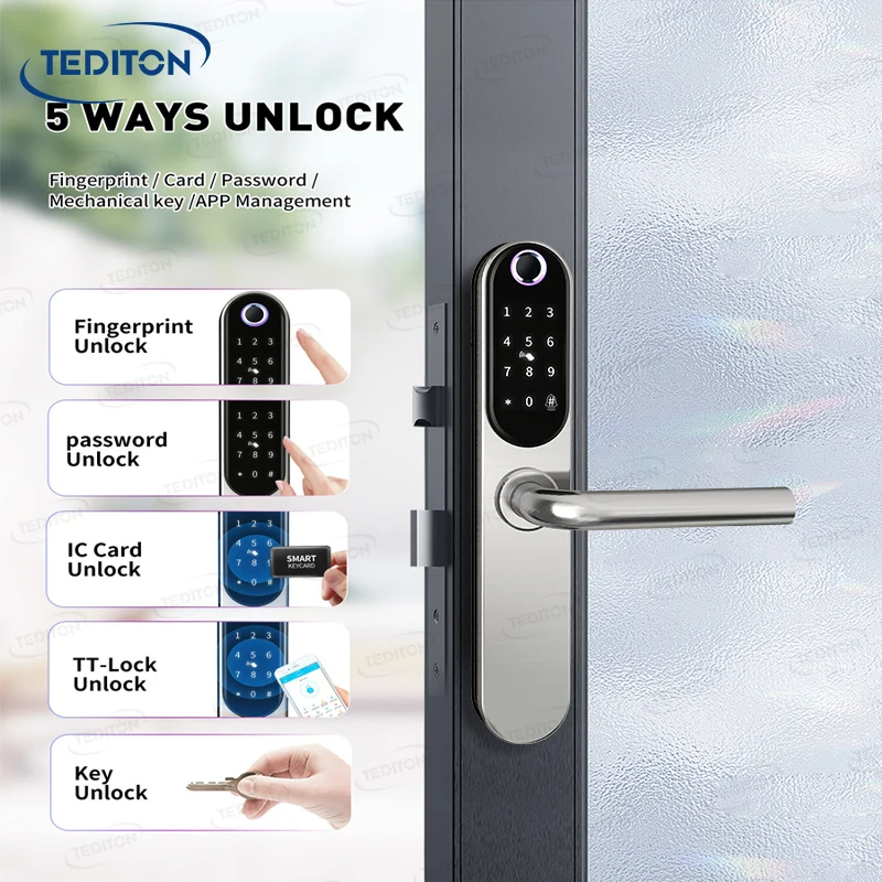 Tediton Safe Fireproof Waterproof 304 Stainless Steel Ttlock