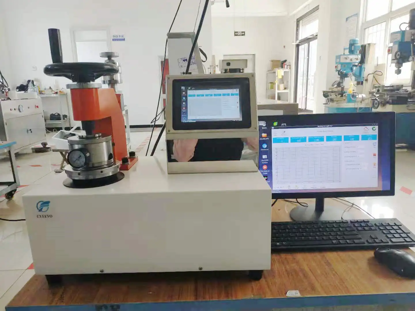 Corrugated Paper Burst Mullen Pressure Bursting Strength Test Machine ...