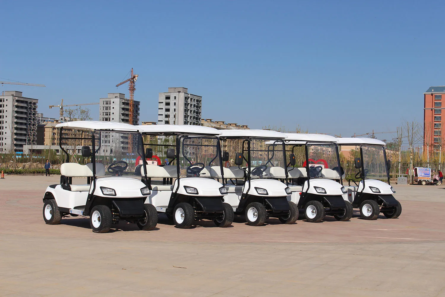 4 Seater Golf Cart With Electric Power For Home Sightseeing - Buy 2 ...