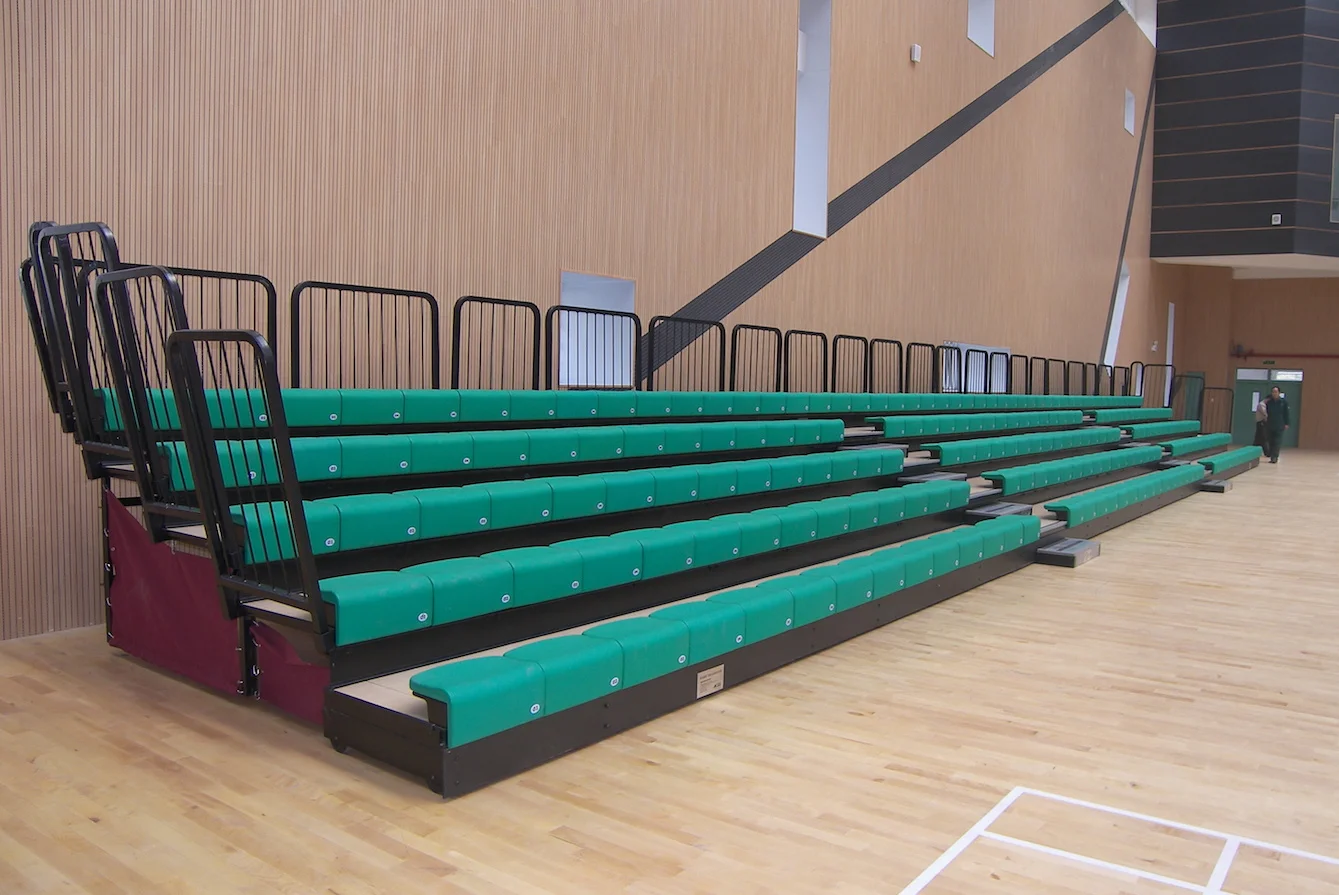 High Quality Steel Telescopic & Retractable Auditorium Tribune 1-Year ...
