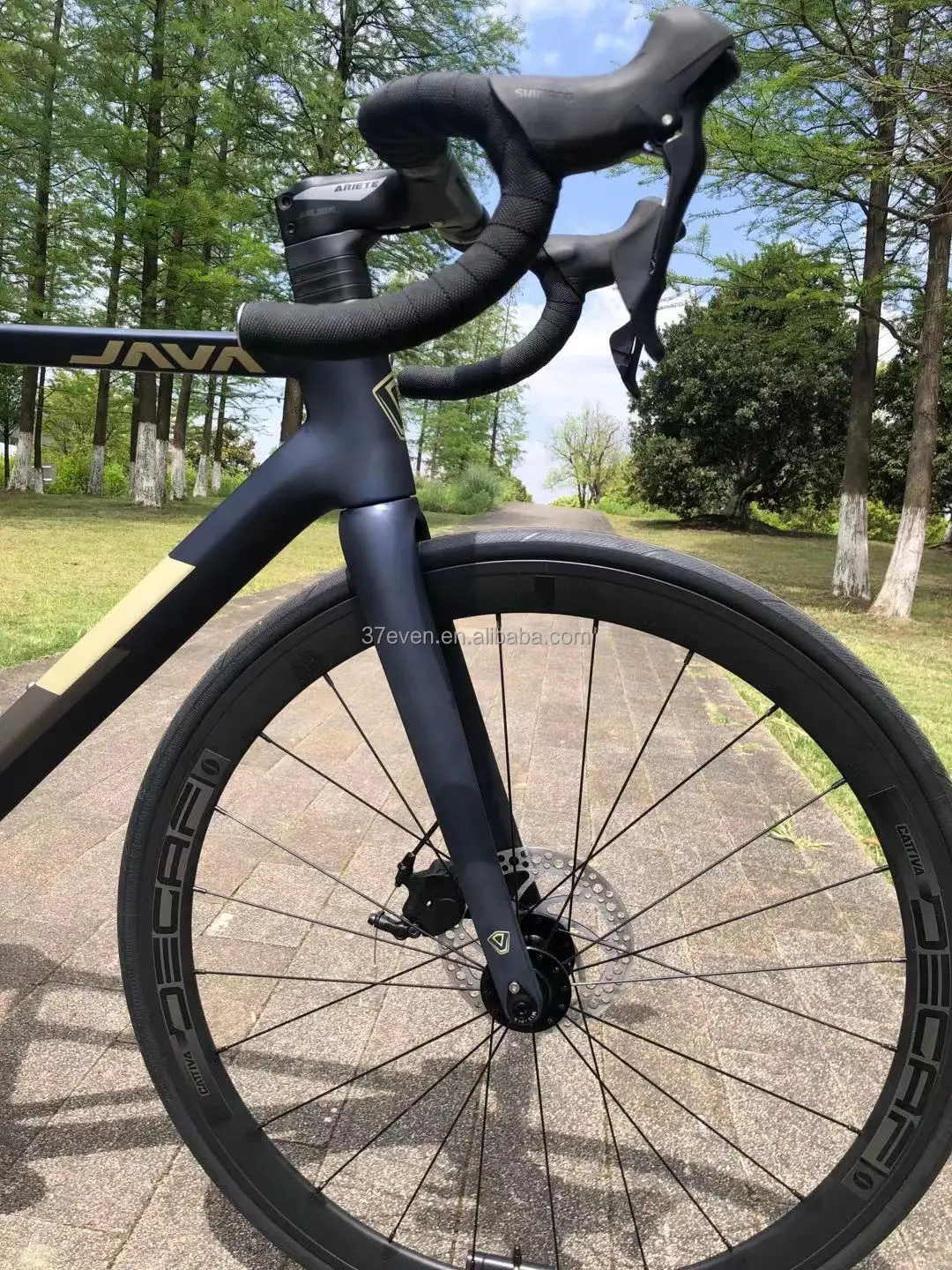 Lightweight Carbon Fiber Road Bike 22 Speed Racing - 700c Disc Brake, Oem