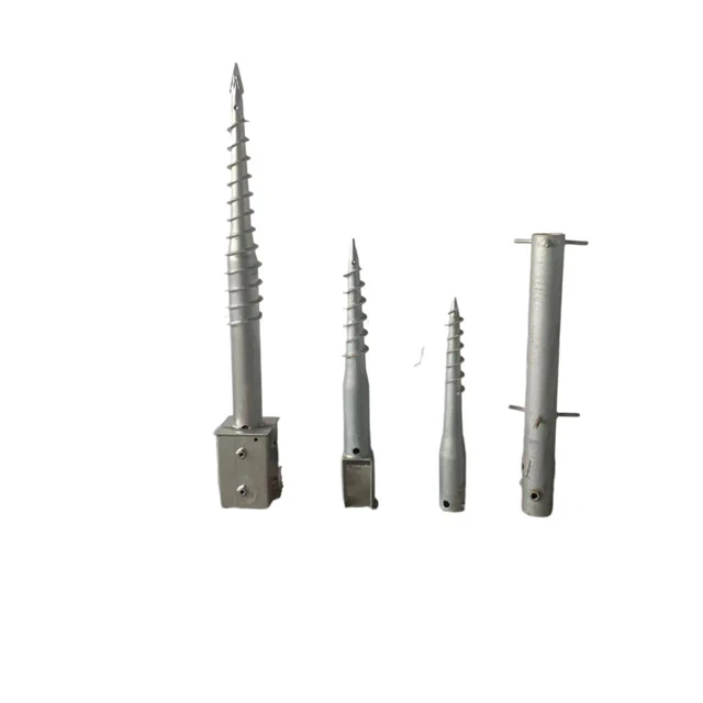 Factory Price U-shaped Helical Piles Anchor Bolt Ground Screw Price For ...