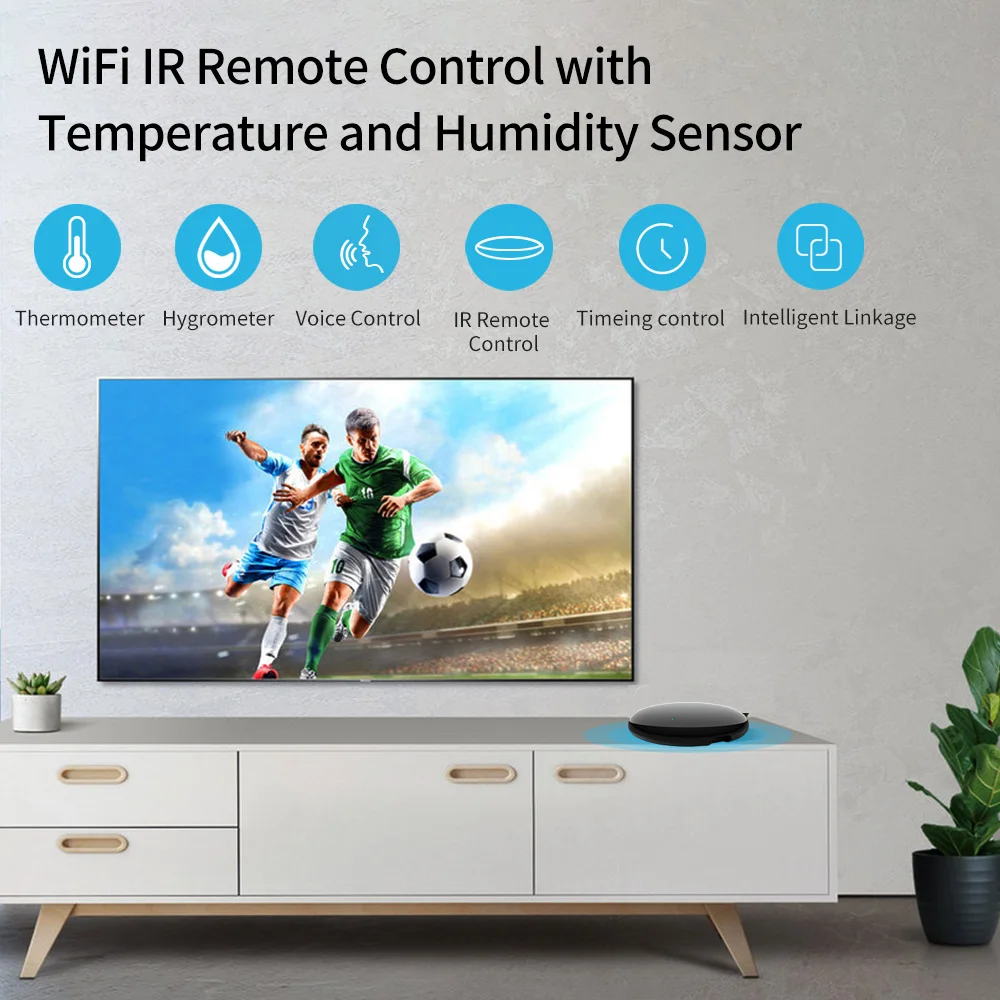 Glomarket Tuya Wifi/zigbee Universial Ir Remote With Temperature And ...
