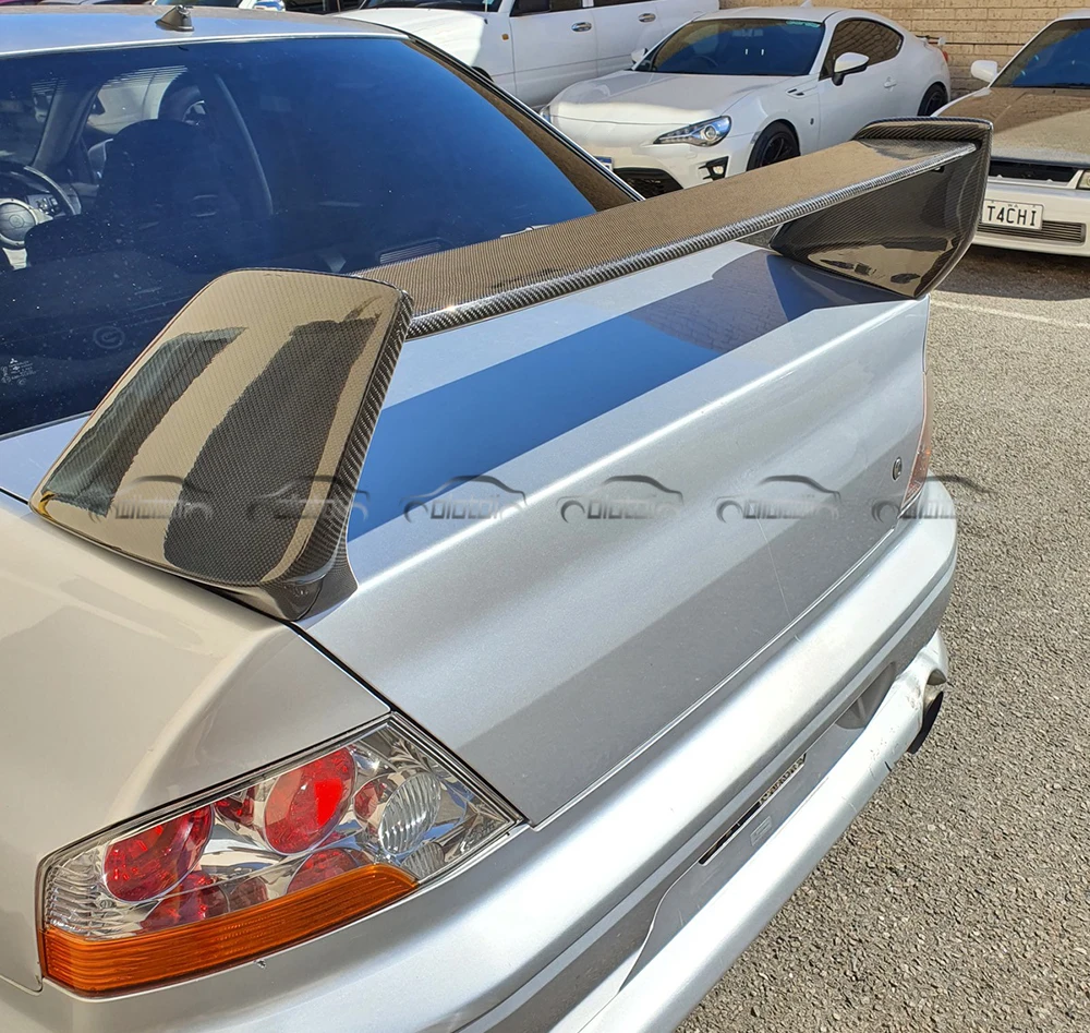 OEM Style Rear Spoiler Carbon Fiber for Evolution EVO Lancer 8 2003 ...