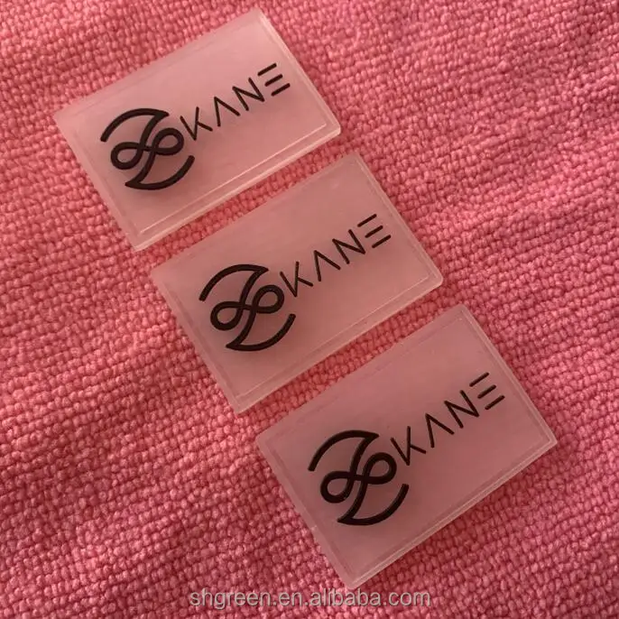 Soft Clear PVC Rubber Label - Sustainable Garment Label