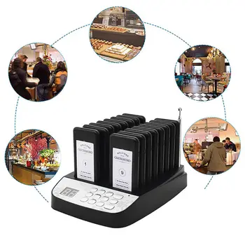 Wireless Restaurant Guest Pagers Restaurant Paging Waiter Pager Receiver Pager Beeper Service ...