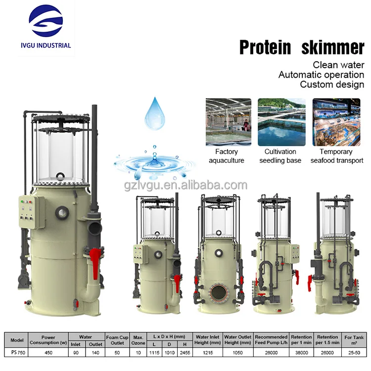 Protein Skimmer Sea Water Filtration Saltwater Water Purification ...